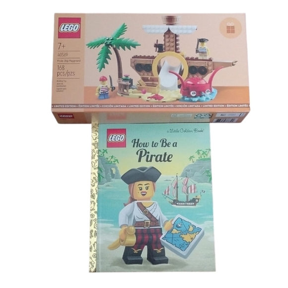 Lego | Toys | Lego 4589 Pirate House Playground Little Golden Book How ...